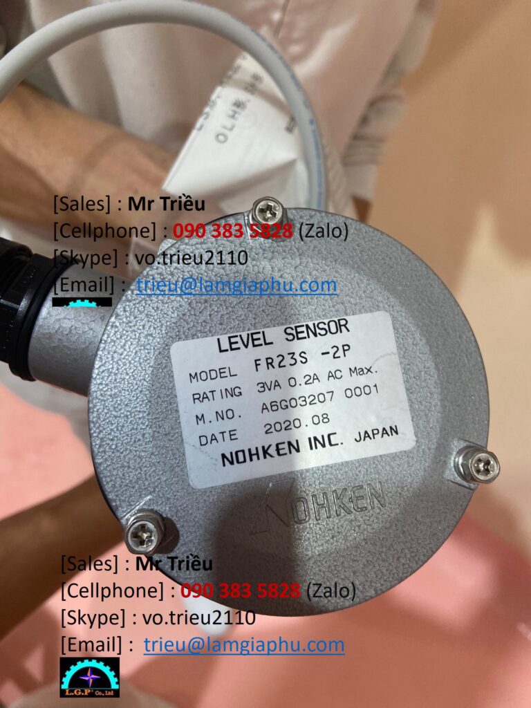NOHKEN FR23S-2P - NOHKEN Viet Nam - Thiết bị lưu lượng NOHKEN - Cong tac mức NOHKEN - LGP ...